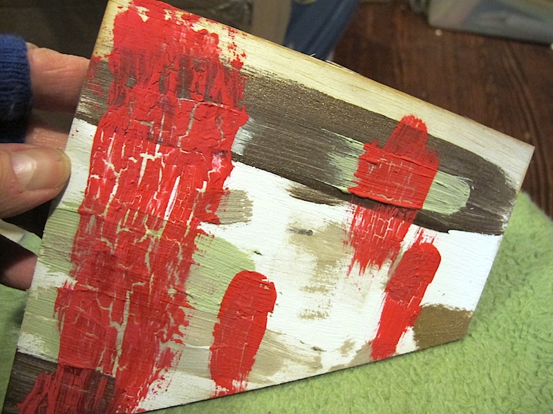 How To Make Peeling and Crackled Paint – Flower Show Miniature Settings