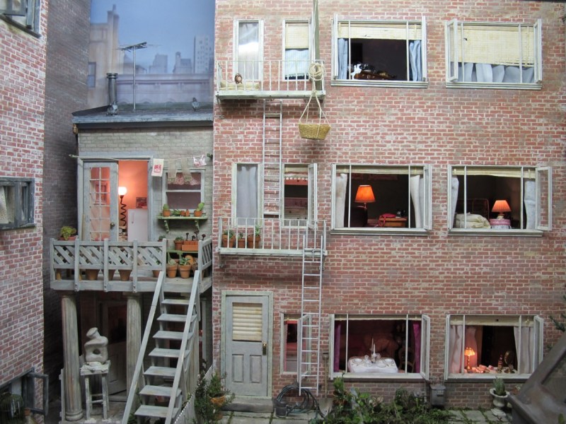 All the Rear Window Details – Flower Show Miniature Settings